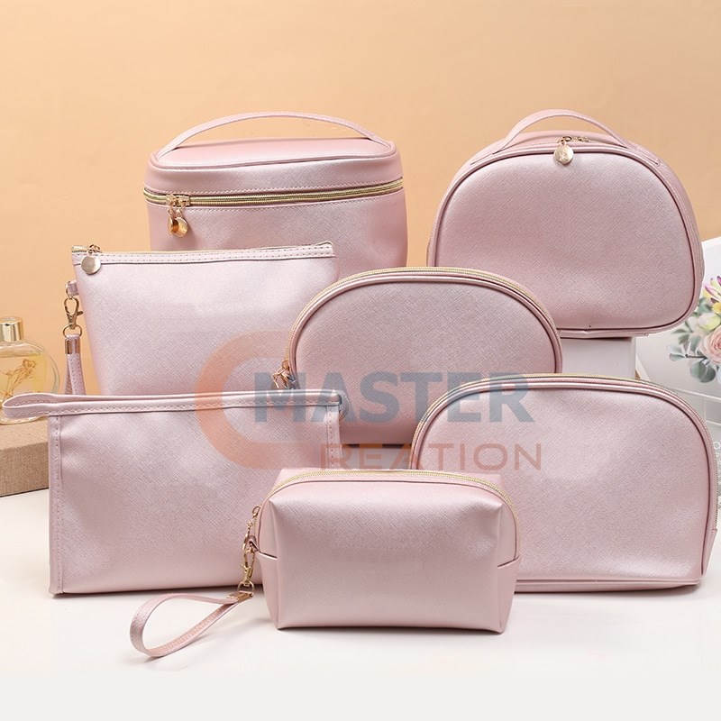 Simple Bag Set | Cosmetic Bag Set | Pink Cosmetic Bags | Master ...