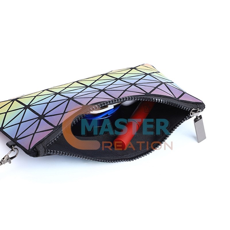 Colorful Geometry Bag | Geometric Ziplock Bag | Rainbow Effect Bag ...