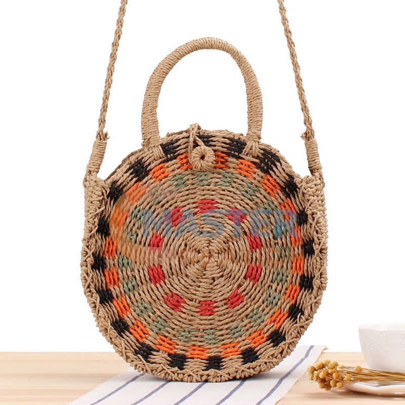 Round Woven Bag | Holiday Beach Handbag | Hand Woven Bag | Master ...