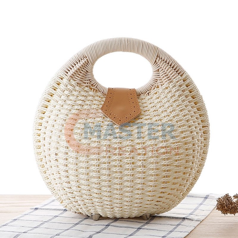 Round Rattan Bag | Brown Rattan Bag | White Rattan Bag | Master ...