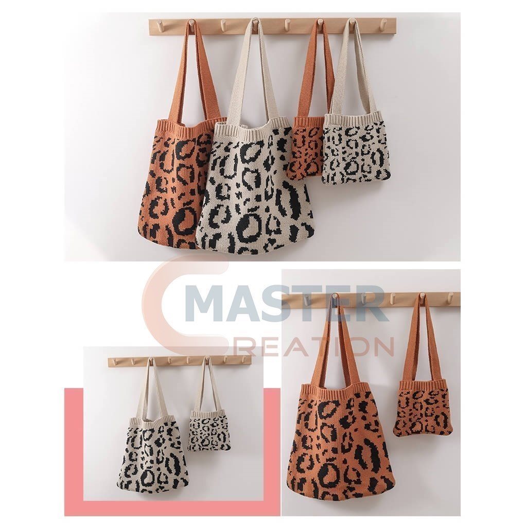 Leopard Woolen Bag | Fashion Tote Bag | Creative Shopping Handbag ...