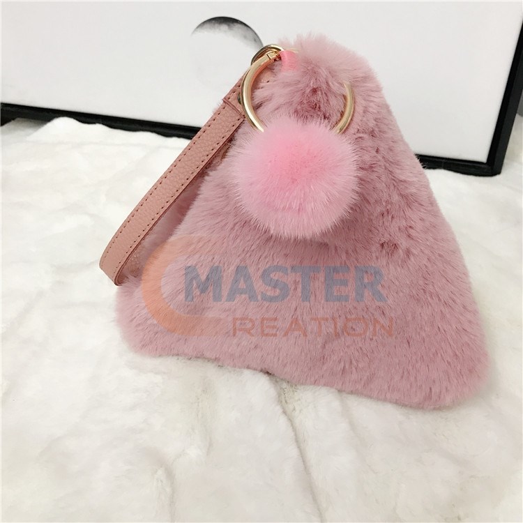 Triangle Plush Bag | Casual Plush Bag | Clutch Plush Bag | Master ...