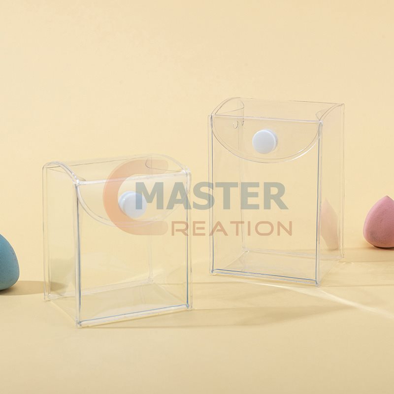 Mini PVC Holder | Clear Box Bag | Flap PVC Bag | Master Creation ...
