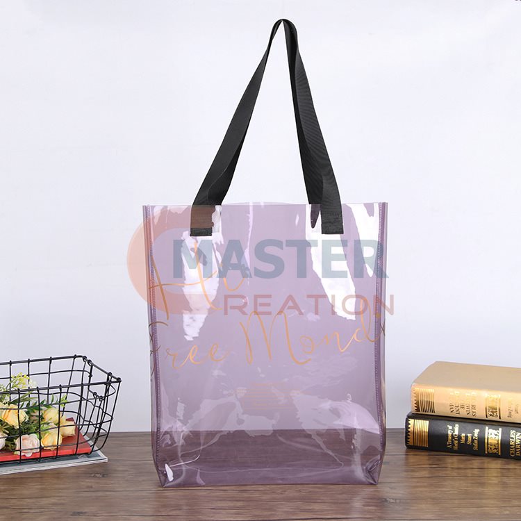 Clear Purple Bag | Clear Pink Tote | Colorful Clear Tote | Master ...