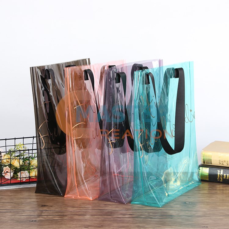 Clear Purple Bag | Clear Pink Tote | Colorful Clear Tote | Master ...