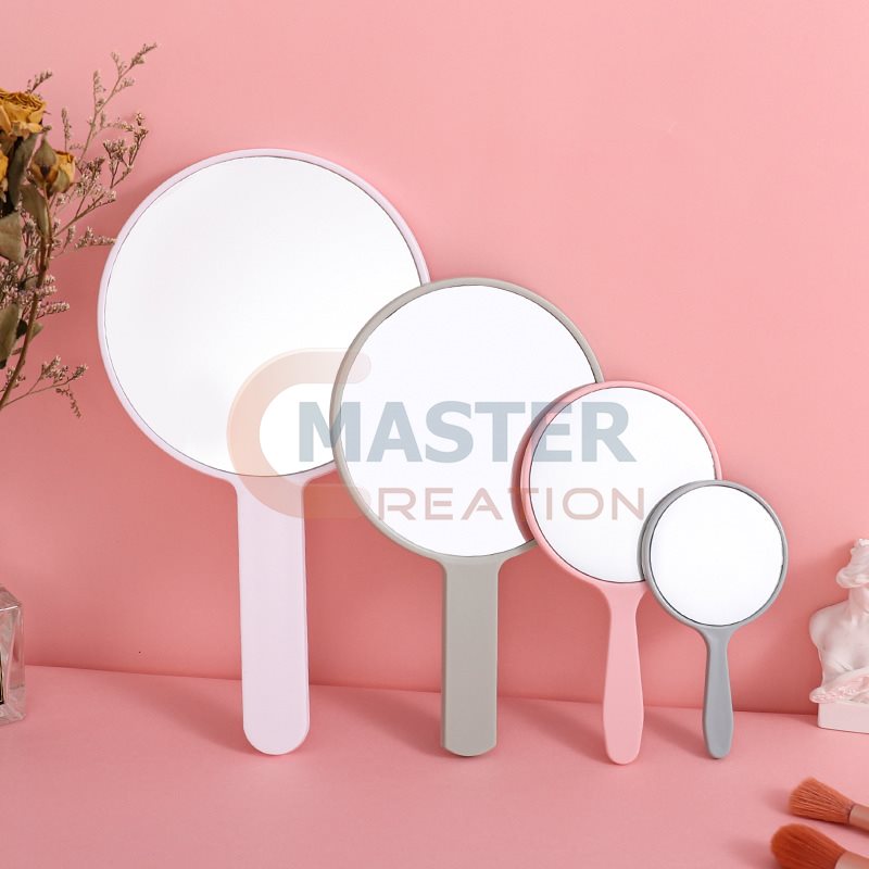 Round Hand Mirror | Custom Makeup Mirror | Logo Printed Mirror | Master ...