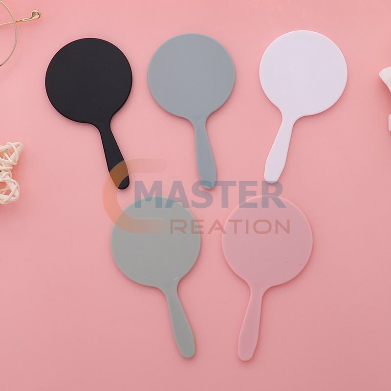 Round Hand Mirror | Custom Makeup Mirror | Logo Printed Mirror | Master ...