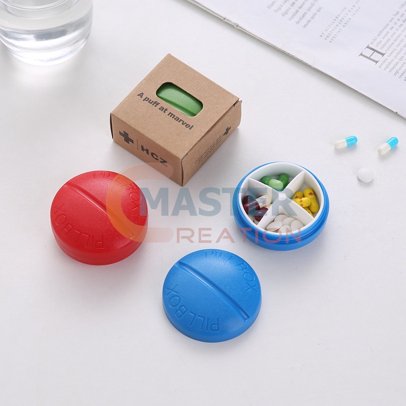 Mini Round Box | Medicine Sorting Box | Round Pill Box | Master ...