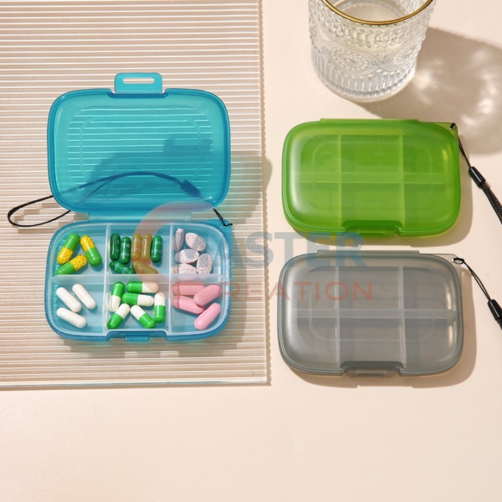 Mini Travel Box | Portable Med Box | Pill Divided Box | Master Creation ...