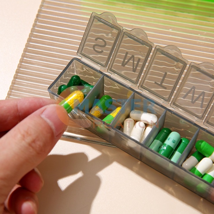 PP Grid Box | Rectangle Pill Box | Weekly Pill Box | Master Creation ...