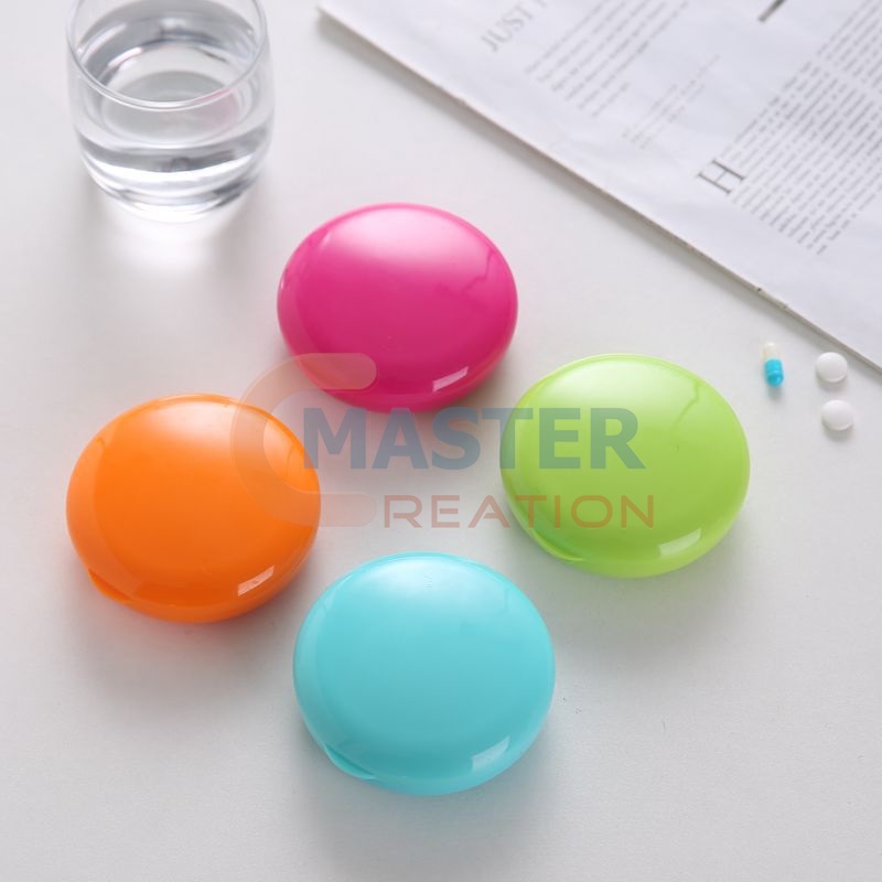 Flat Round Box | Portable Grid Box | Weekly Pill Box | Master Creation ...