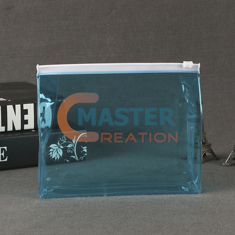 Clear PVC Case | Blue PVC Ziplock Bag | Light Blue Clear Bag | Master ...